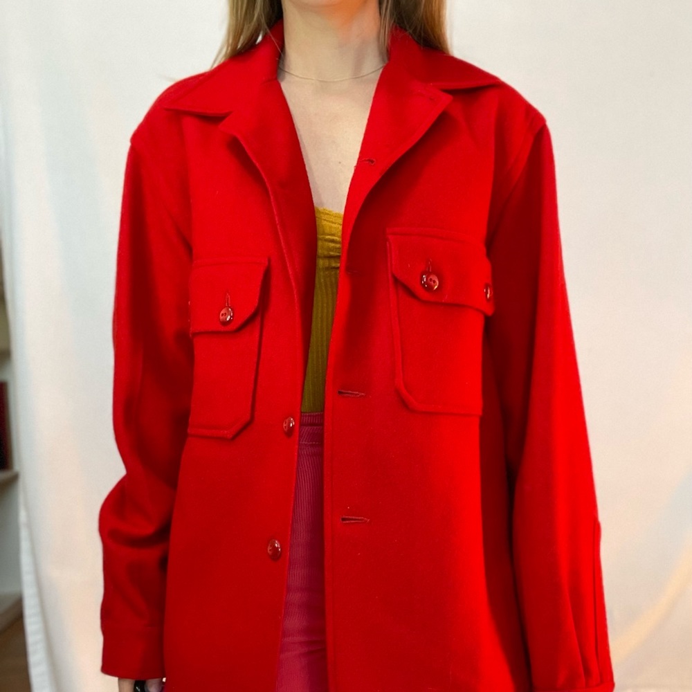 1950s Boy Scouts Of America Official Jacket In Red - Gem